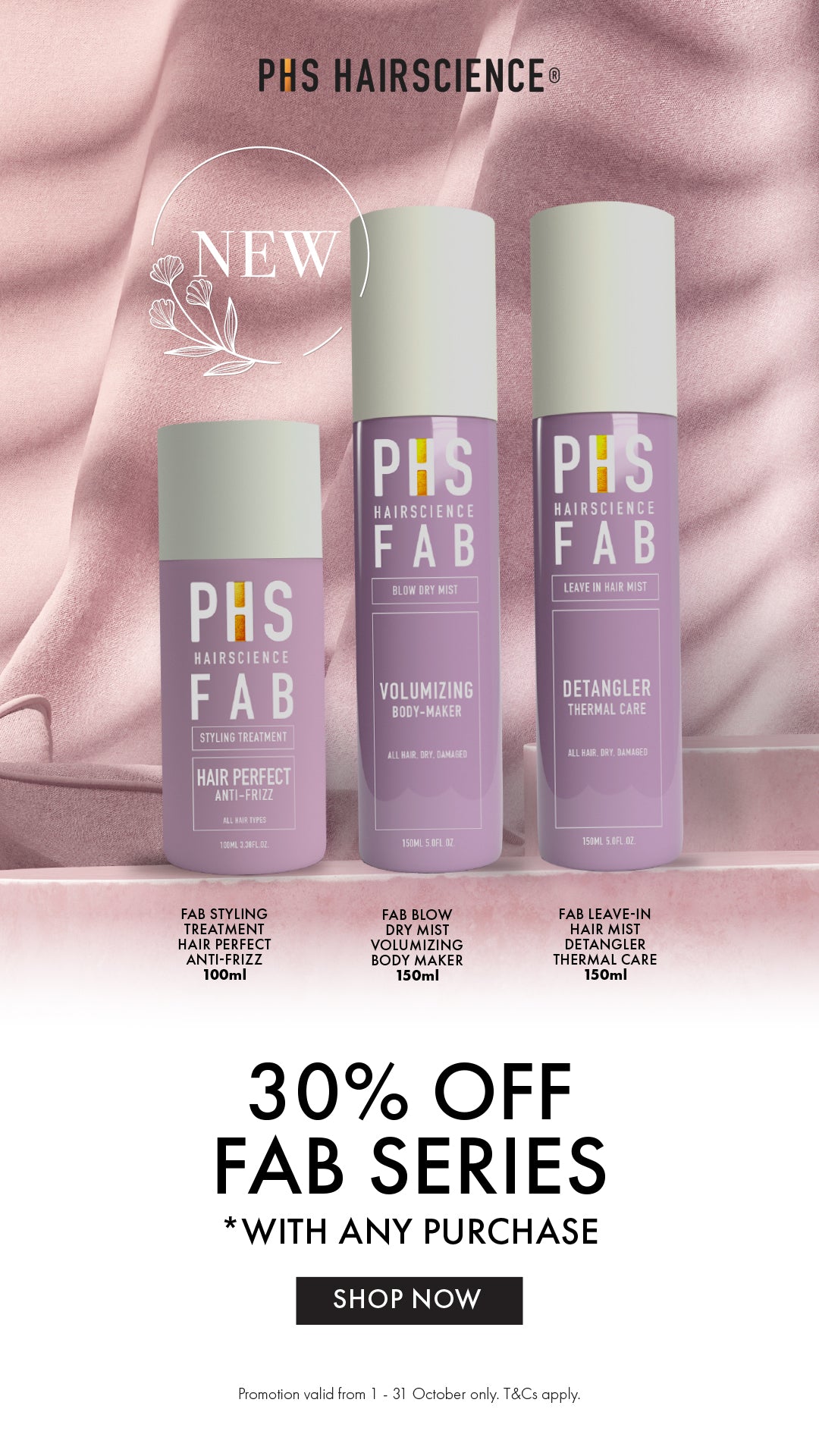 FAB SERIES – PHS HAIRSCIENCE