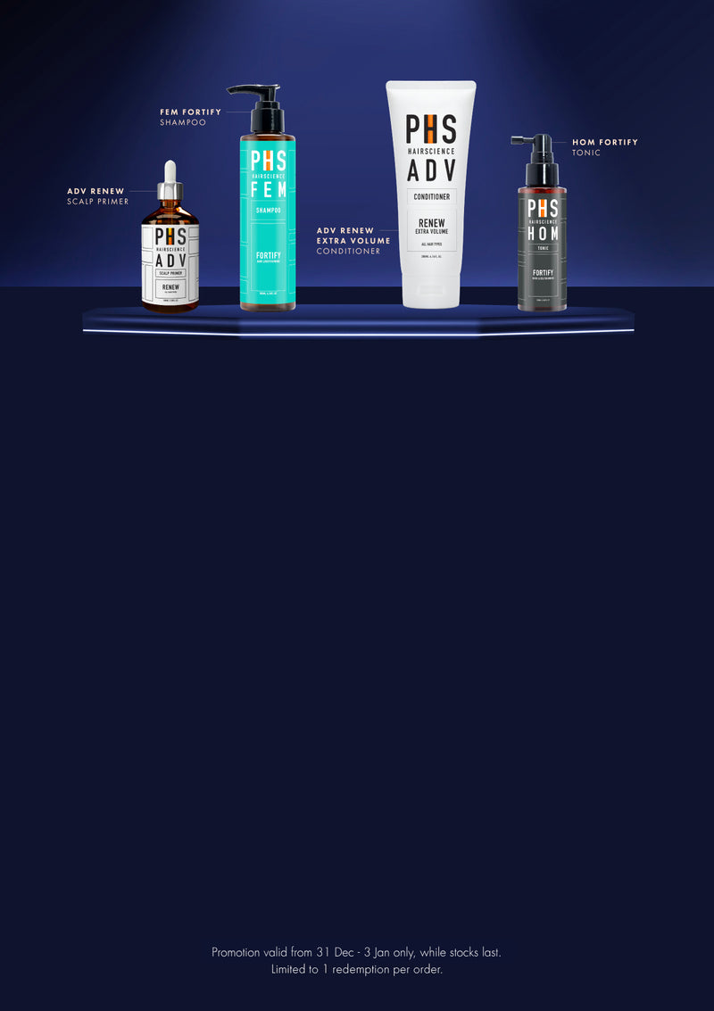 PHS HAIRSCIENCE: Research-Proven Hair And Scalp Solutions