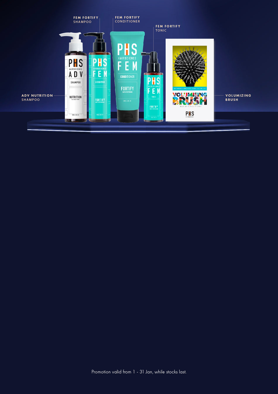 PHS HAIRSCIENCE: Research-Proven Hair And Scalp Solutions